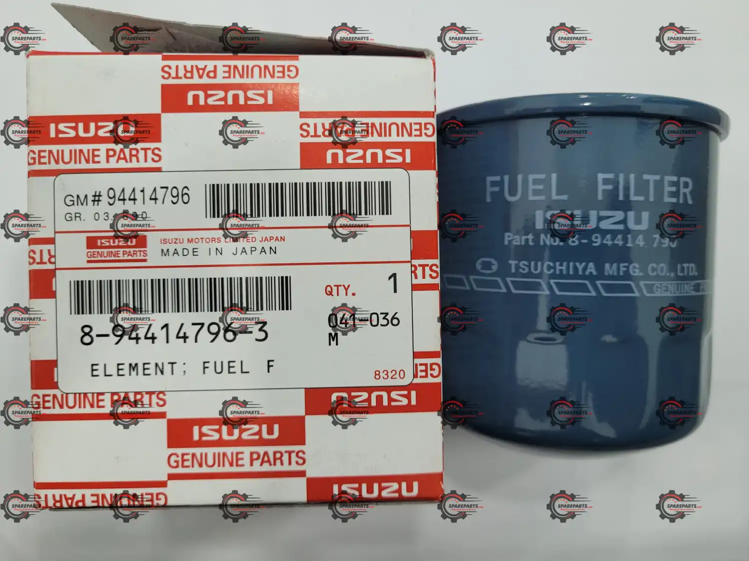 Genuine Isuzu Fuel Filter - Part Number: 8-94414 796