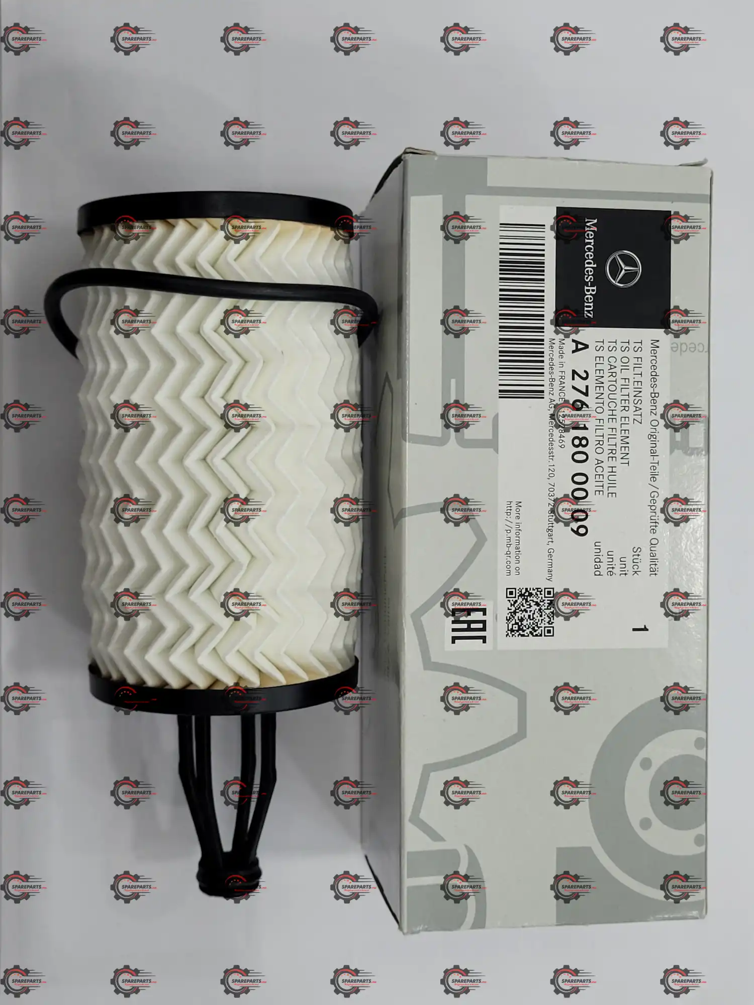 Genuine Mercedes Benz Oil Filter Element - Part Number: A 276 180 00 09